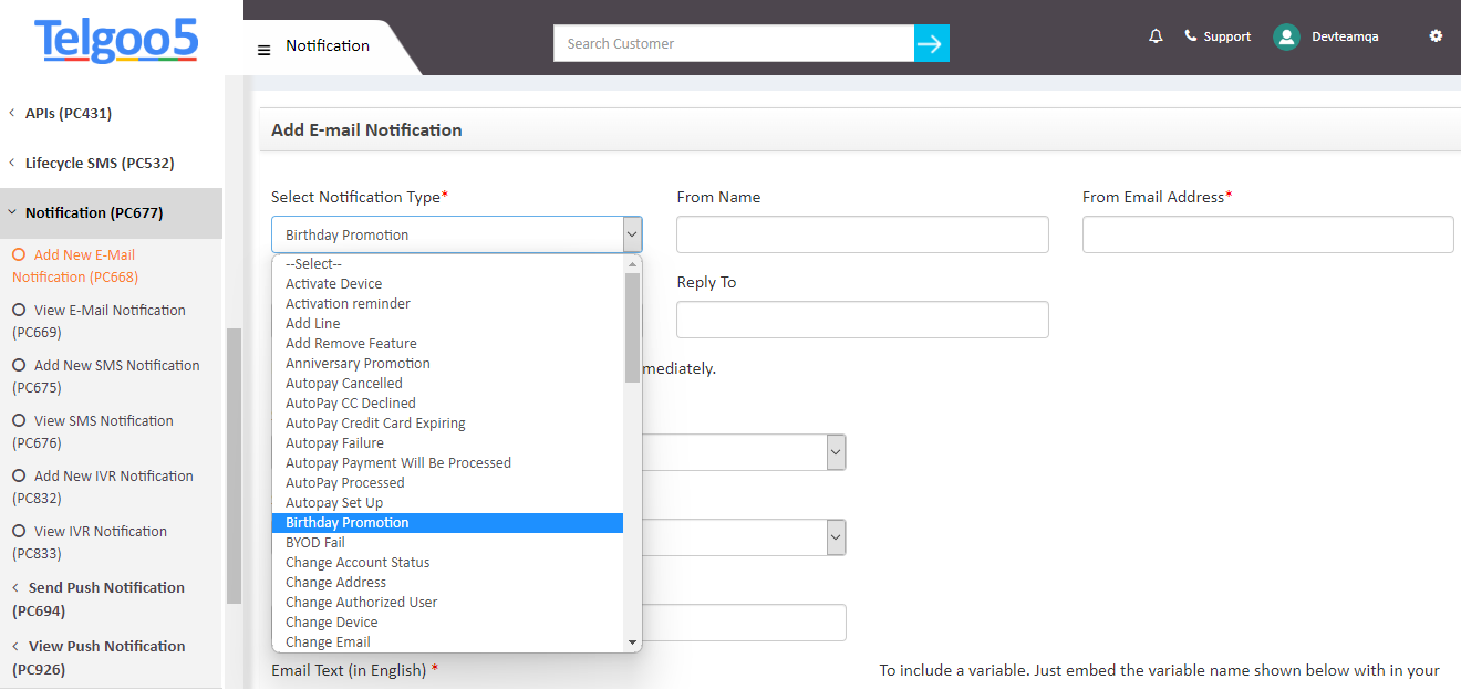 How to enable Email Birthday Promotion Notification? – Telgoo5 Support