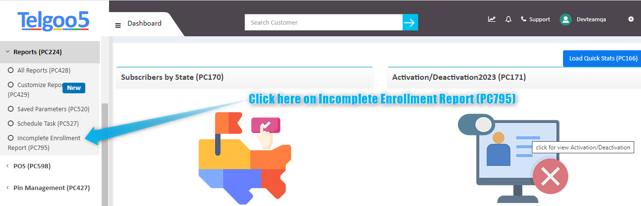 How Incomplete Enrollment Notification works in Telgoo5? – Telgoo5 Support