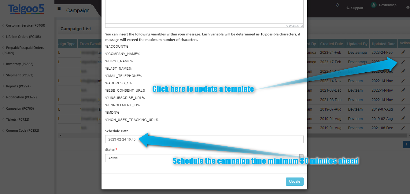 How to run a campaign under Telgoo5 Campaign Management? – Telgoo5 Support