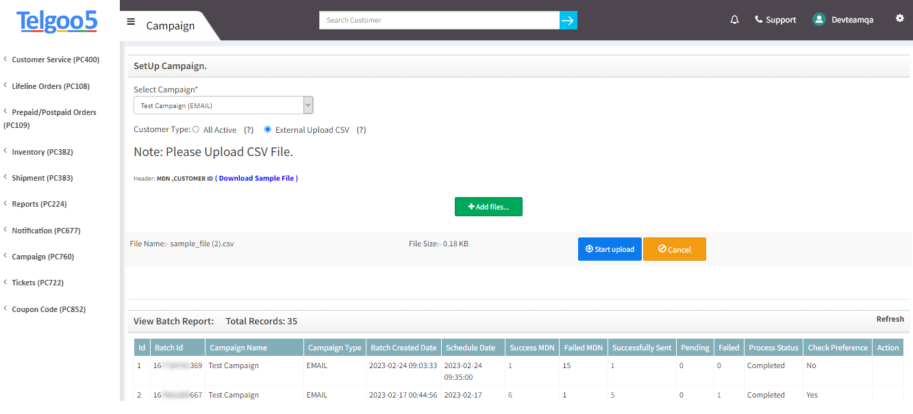 How to run a campaign under Telgoo5 Campaign Management? – Telgoo5 Support