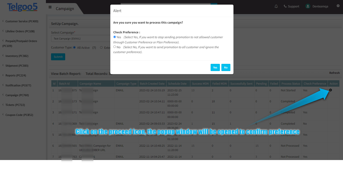 How to run a campaign under Telgoo5 Campaign Management? – Telgoo5 Support