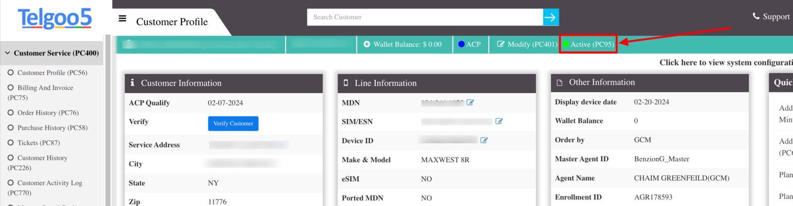 How to change Customer's Status ? – Telgoo5 Support