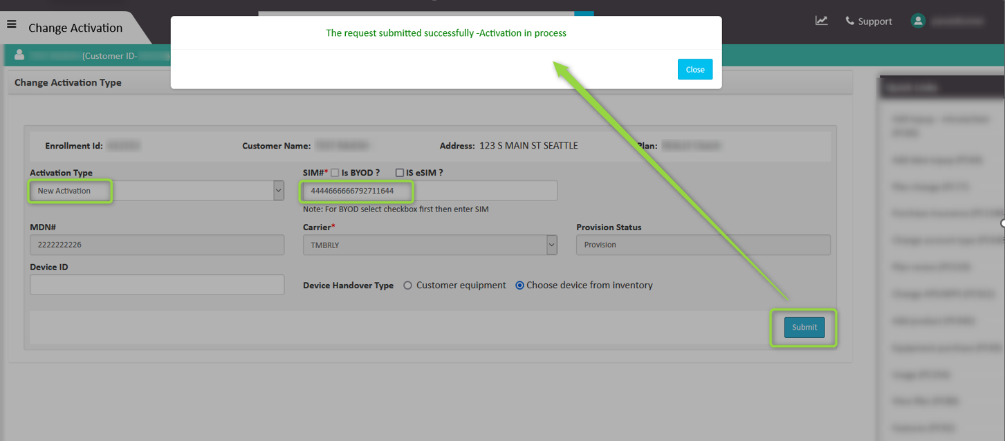 Change Porting and/or Sim Type Details for an Order Before it’s ...